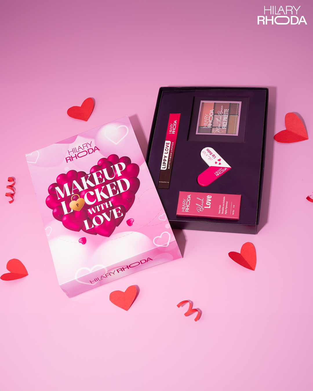 Hilary Rhoda Launches "Makeup Locked With Love" Campaign Celebrating ...